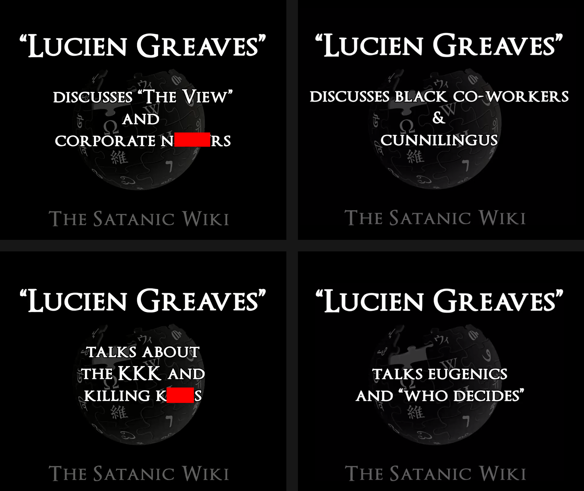 "Lucien Greaves" and The Satanic Temple have a lot to answer for ...